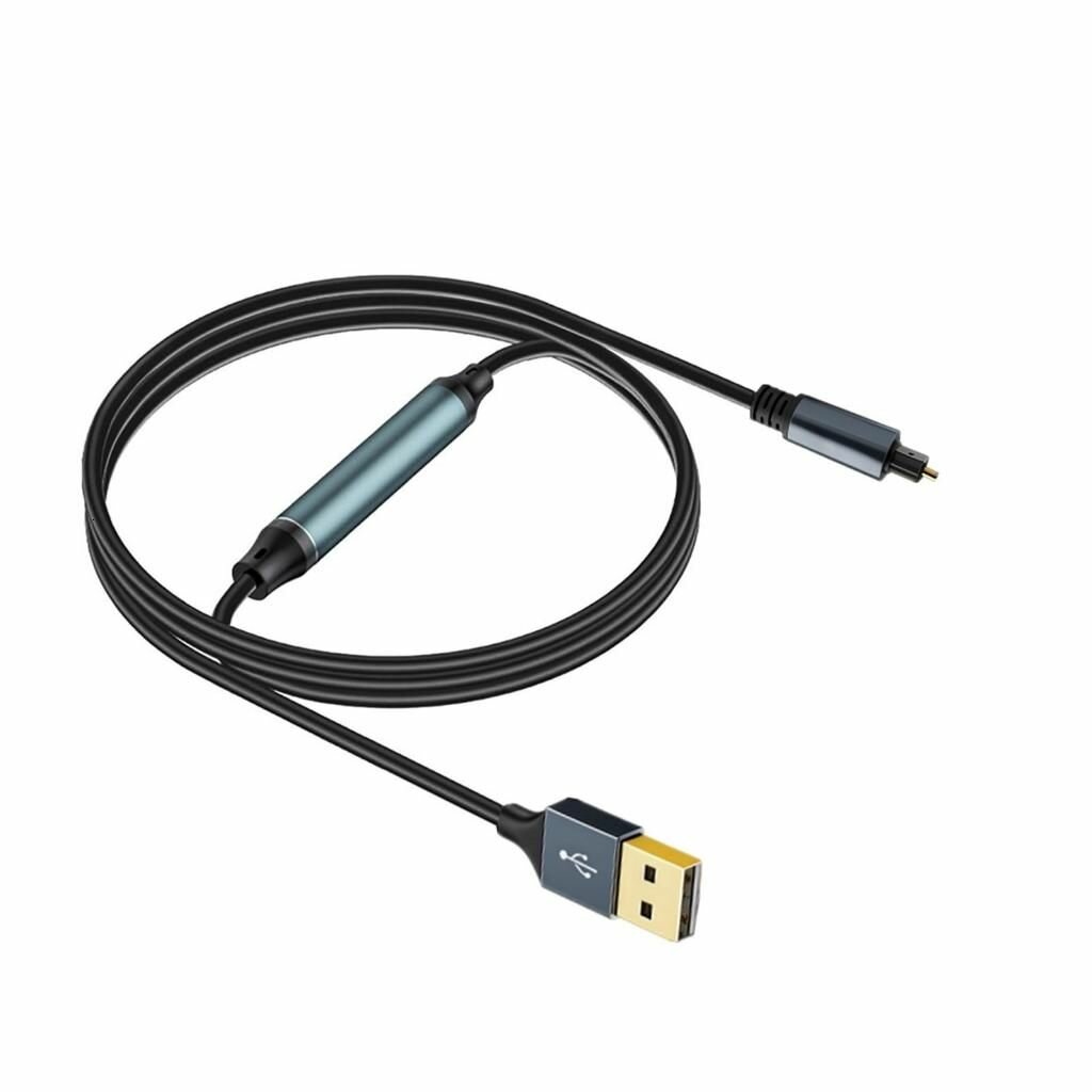 Волоконно-оптический аудиокабель USBA-TOSLINK-1,8 м