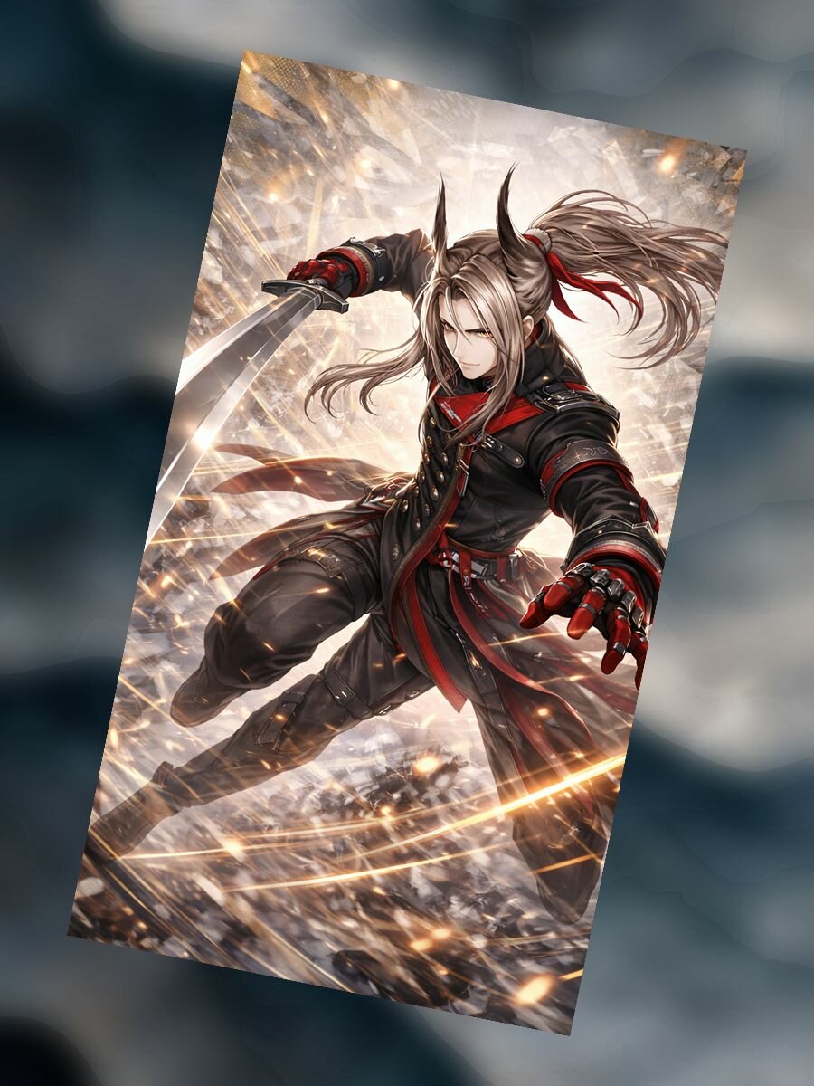 Постер "Arknights: Endfield. Пограничник", 29.7х42см, А3, глянцевый