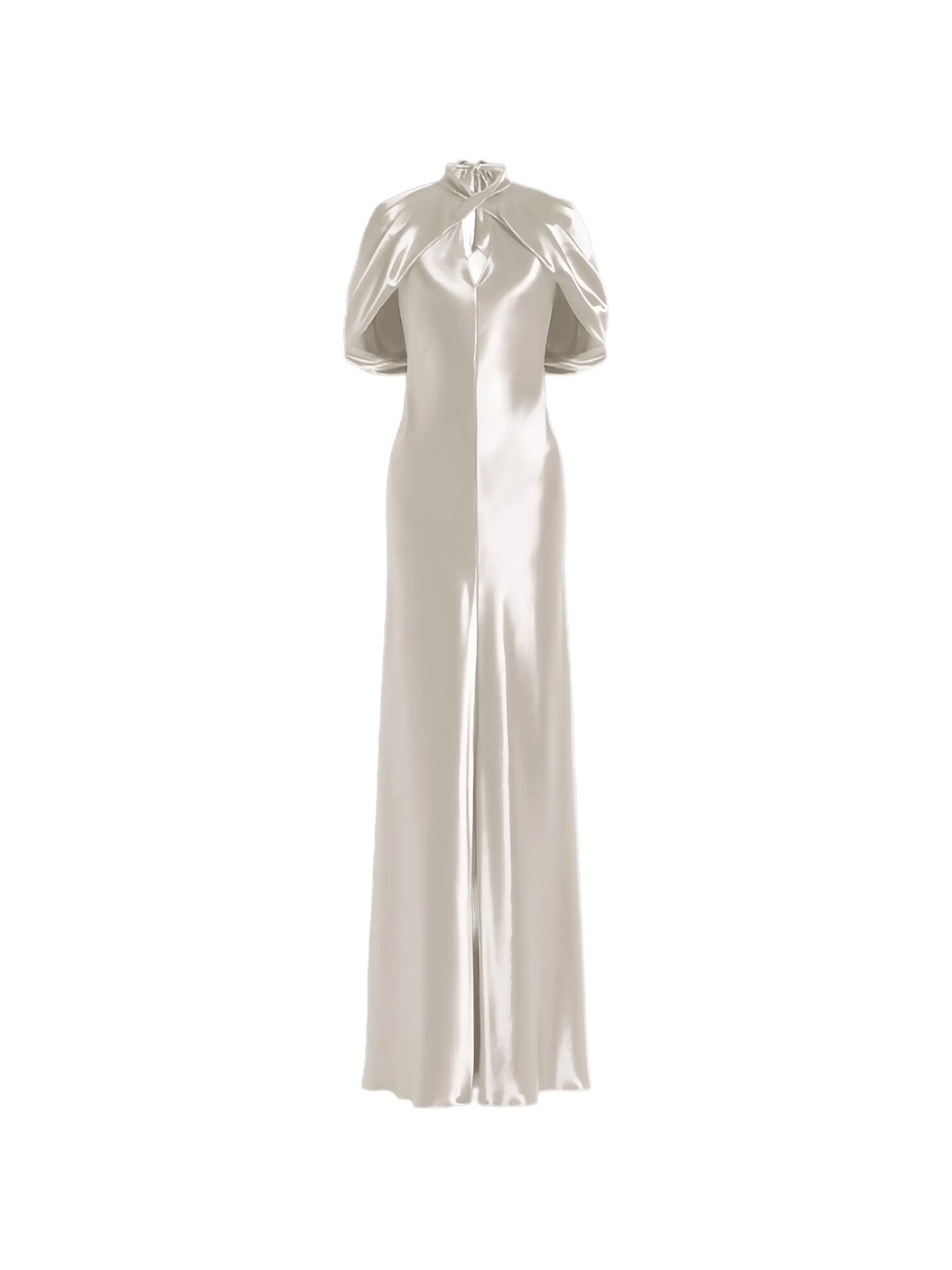 Платье Crossed-collar dress