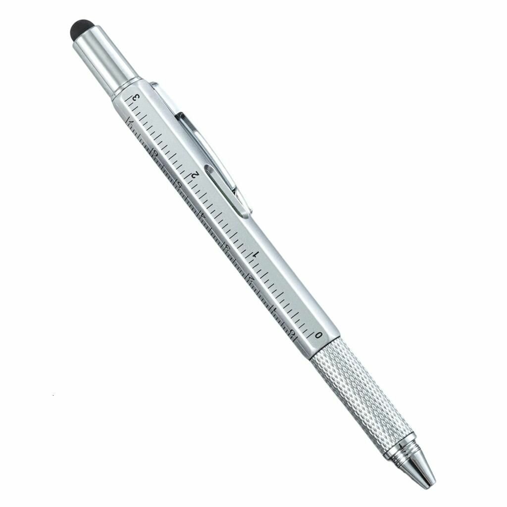 6-в-1 многофункциональная ручка, Серебро