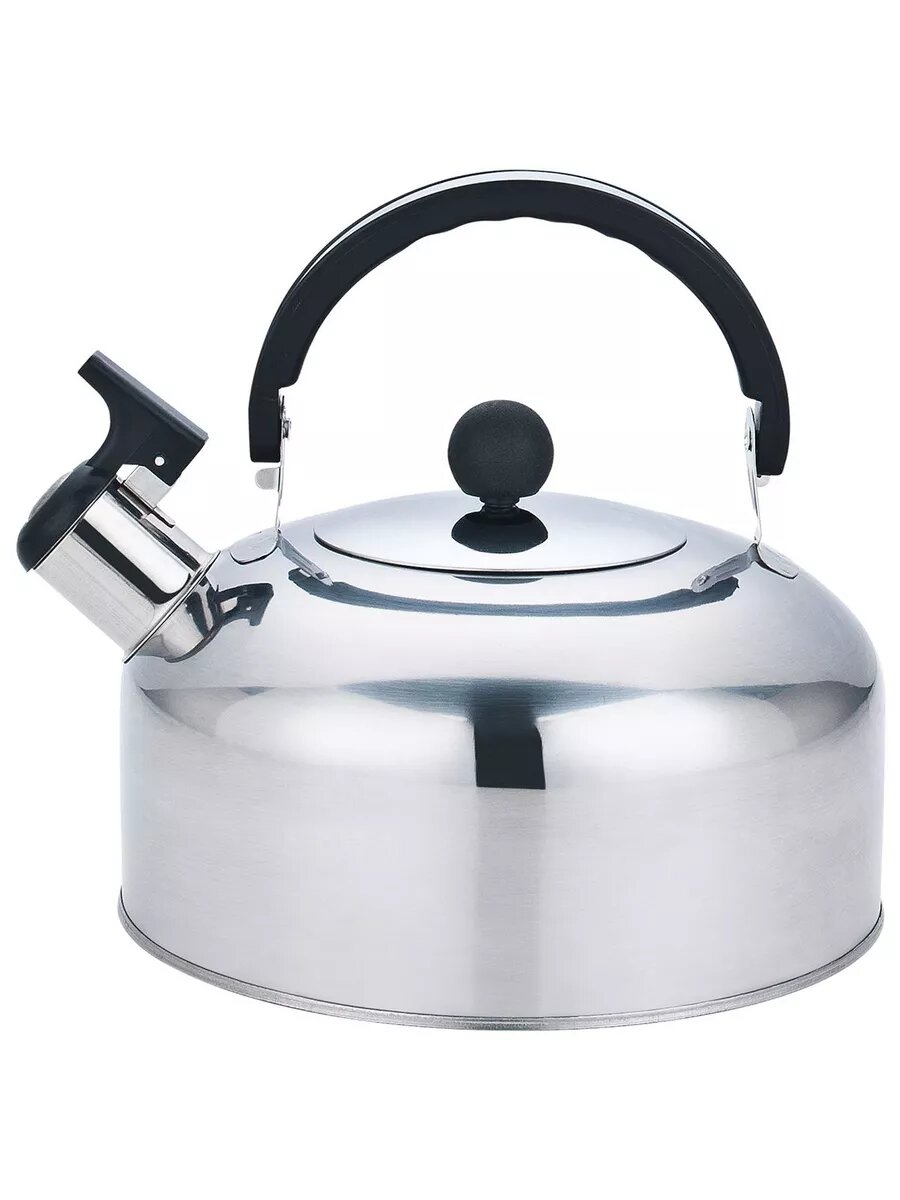 Чайник для плиты со свистком Appetite из нержавеющей стали, 3 л