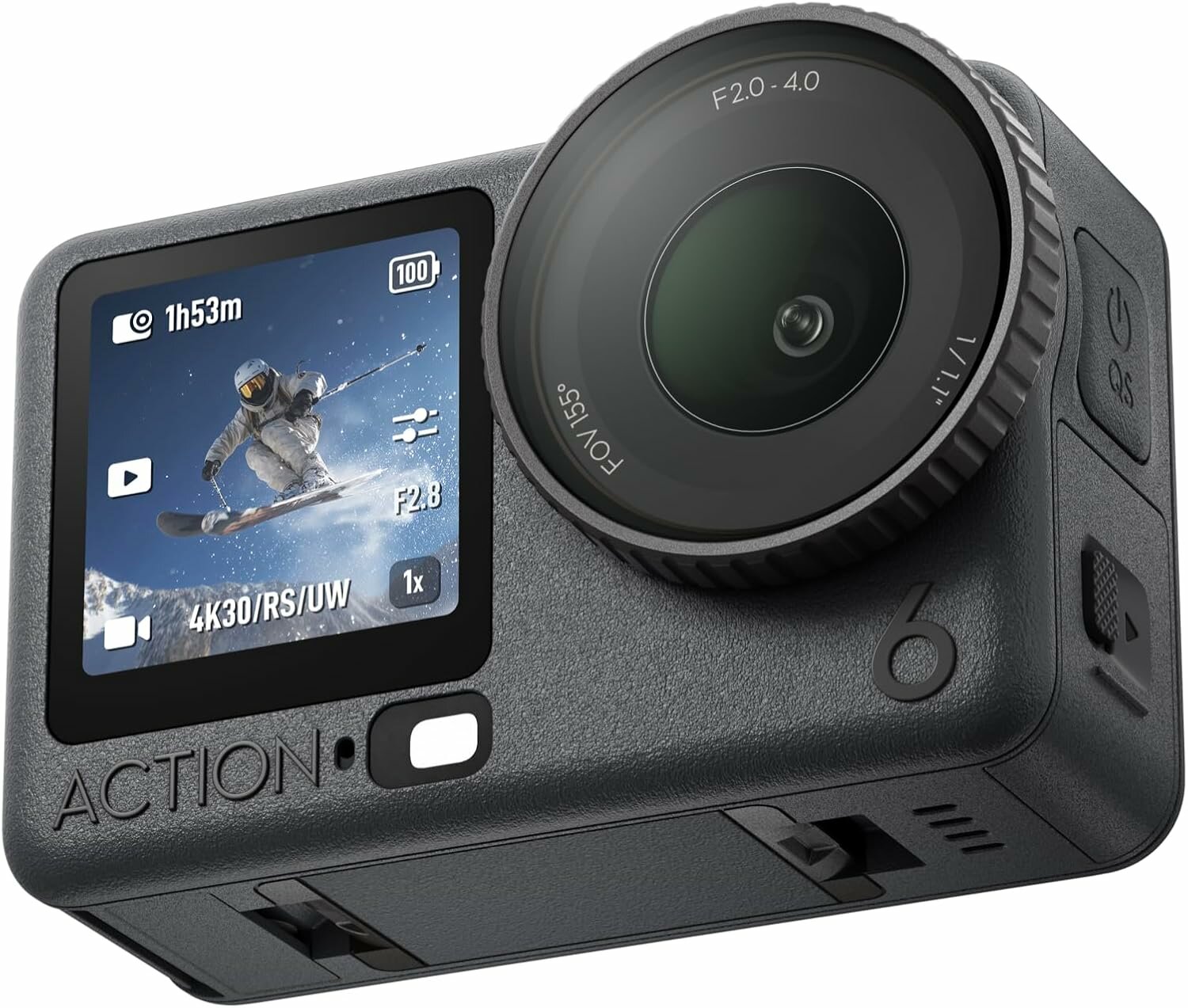 Экшн-камера DJI Osmo Action 6 Standard Combo Темно-серый | Black