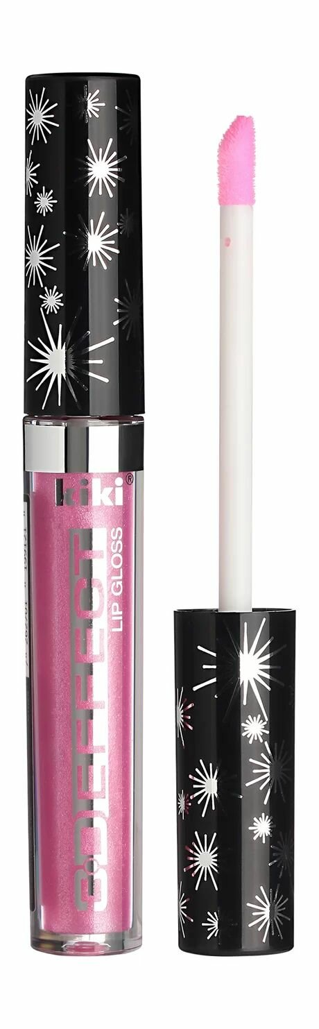 KIKI Блеск для губ 3d Effect, 2,4 мл, 912 Розово-сиреневый