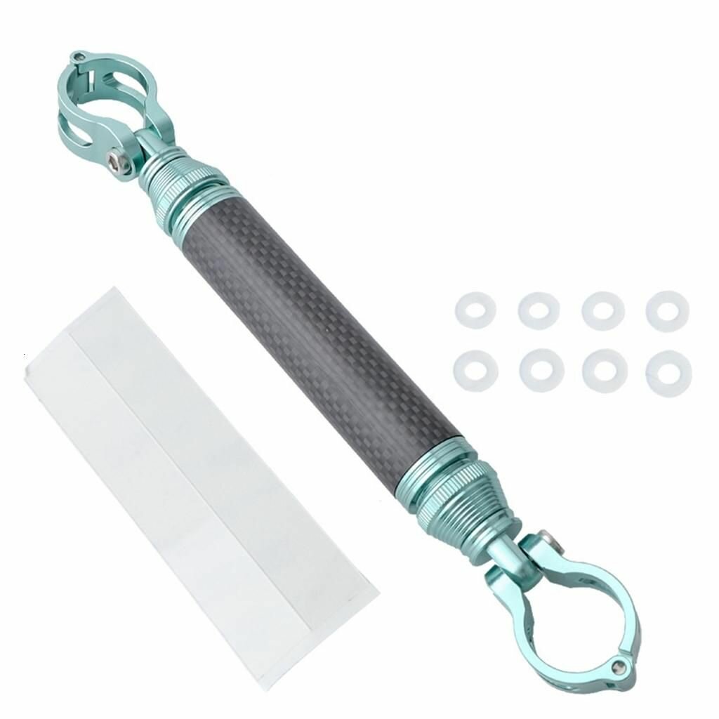 Стабильный крепеж фонаря для велосипедного руля, - 14 см зеленого цвета