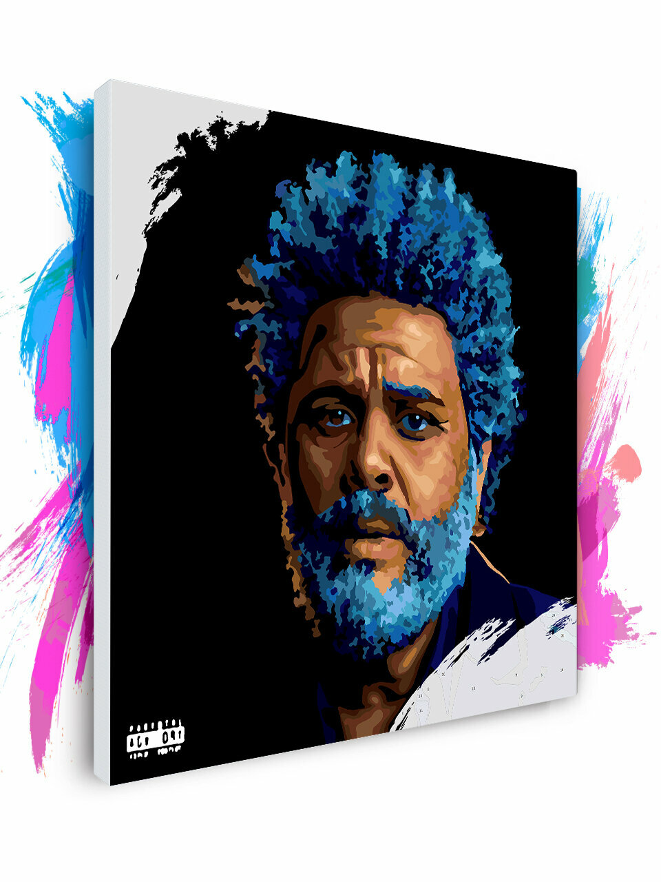 Картина по номерам на холсте The Weeknd - Dawn FM, 40 х 40 см