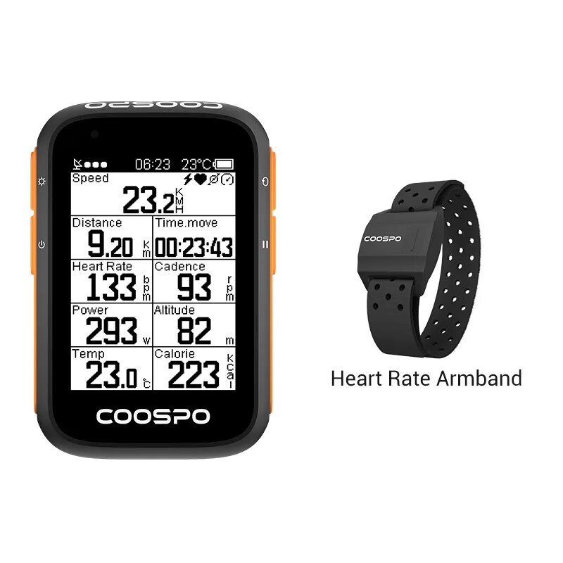COOSPO BC200 Велокомпьютер, Цвет: package E