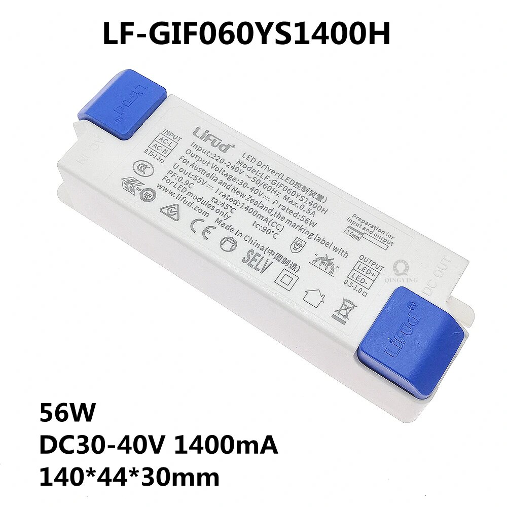 LiFud LF-GIF060YS1400H LED драйвер 56W DC30-40V