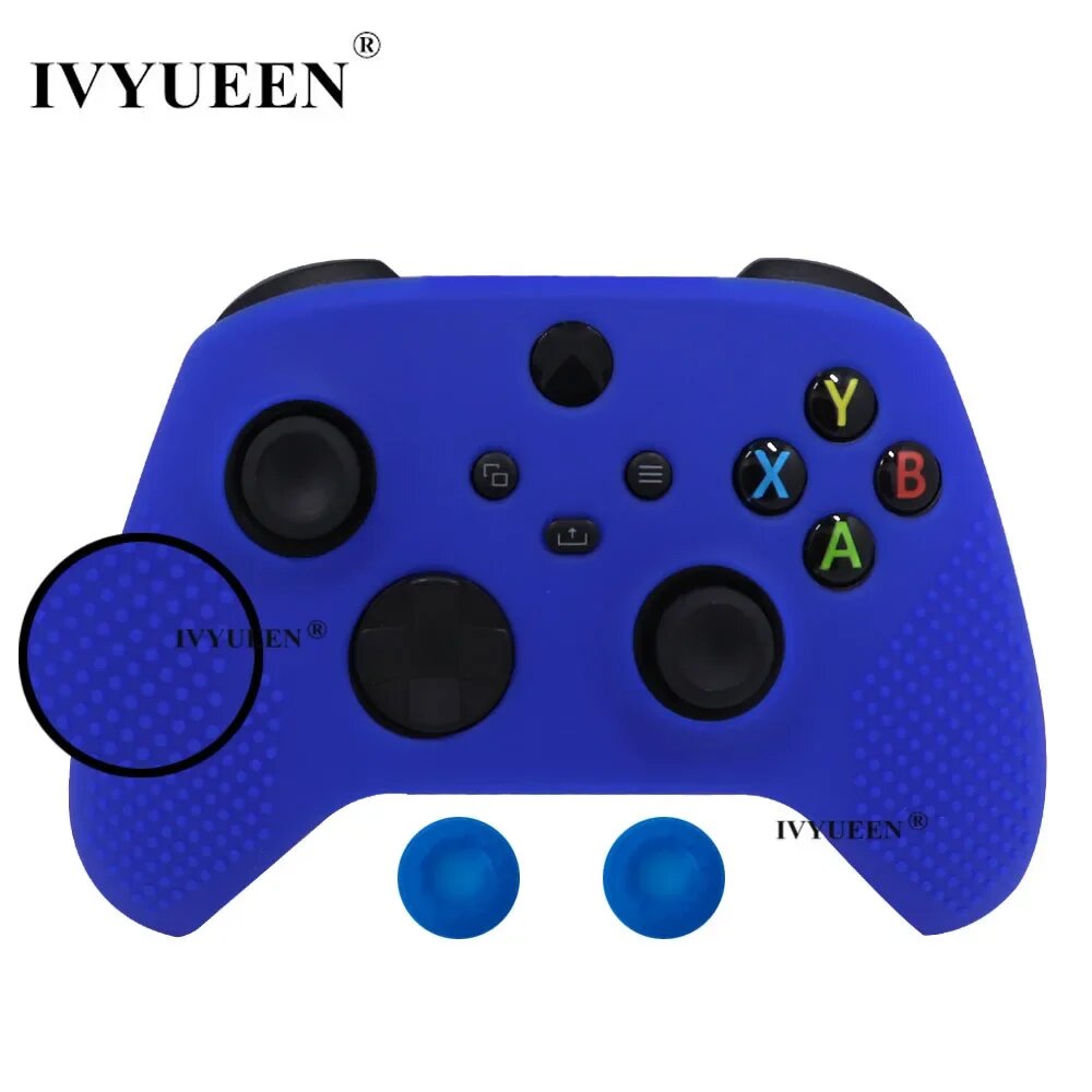 Защитный силиконовый чехол IVYUEEN для контроллера Xbox Series X S Blue
