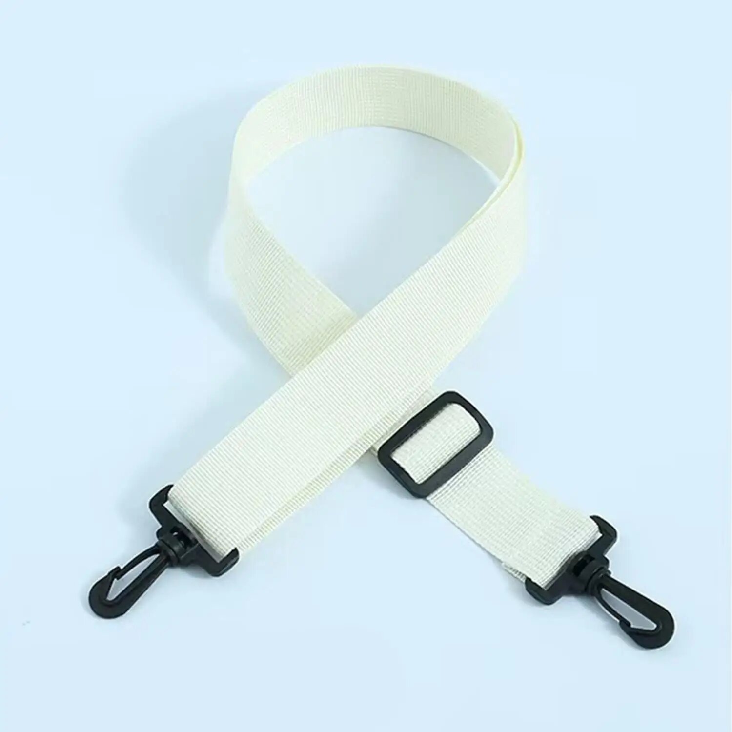 Плечевые ремни шириной 2,5 см, однотонная полиэстеровая лямка, регулируемый ремень Белый, Бежевый