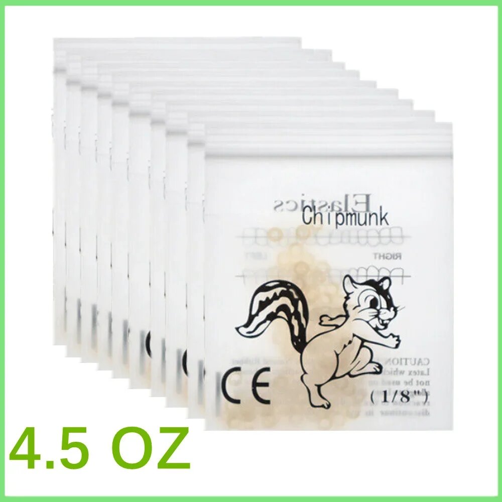 1000 шт, стоматологические ортодонтические эластичные резинки для брекетов для 4.5oz Chimpunk