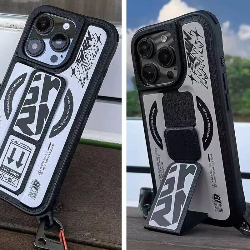 Оригинальный чехол SKINARMA для iPhone 16 Pro Max, задняя крышка с беспроводной зарядкой для White