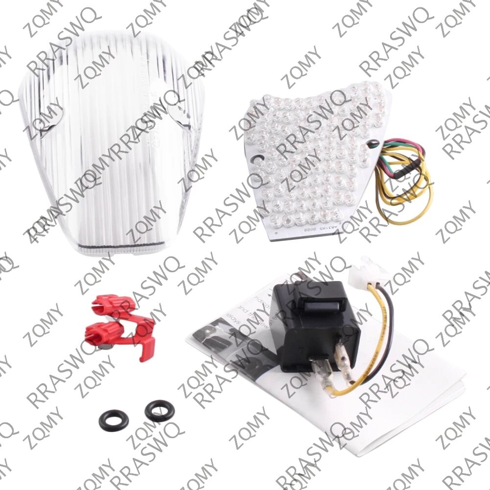 Встроенный светодиодный задний стоп-сигнал для мотоцикла, указатель поворота, задний фонарь для HONDA VTX 1800 VTX 1300 CUSTOM 2002 прозрачный