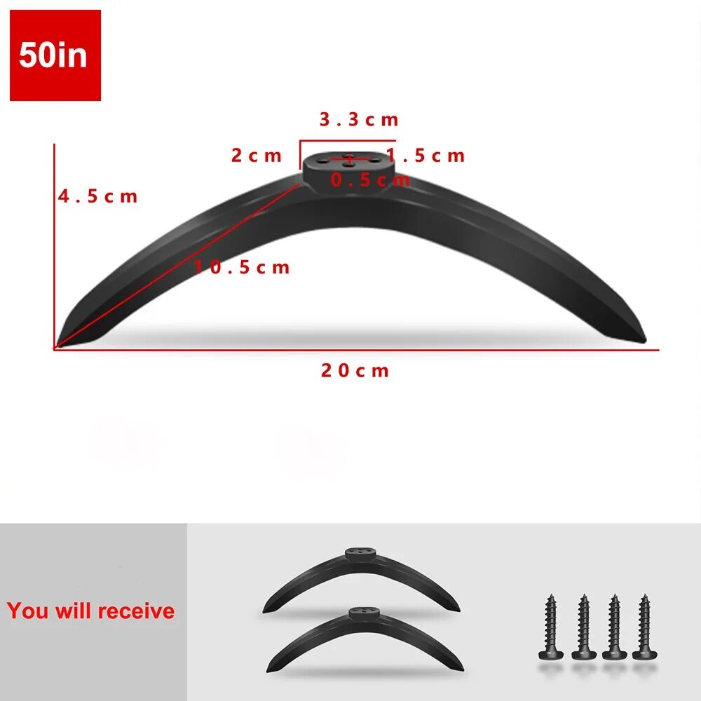 Подставка для телевизора черная ПП 32-55 дюймов 50in