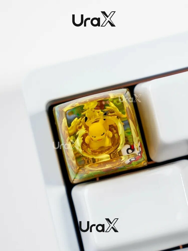 Кейкапы для механической клавиатуры - аниме мультфильм-1U Artisan Пользовательские ручной работы из смолы