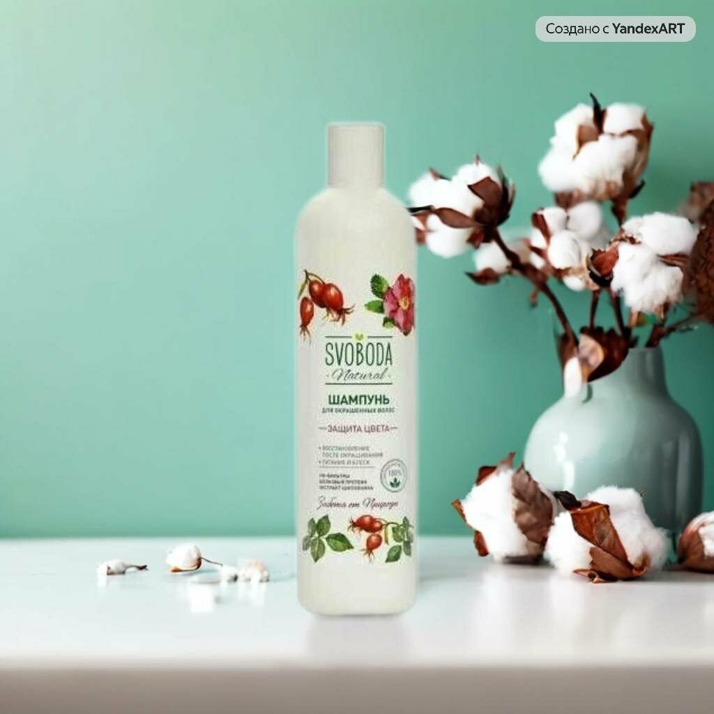 Шампунь для окрашенных волос Свобода NEW, женский, 430 мл, 1 шт