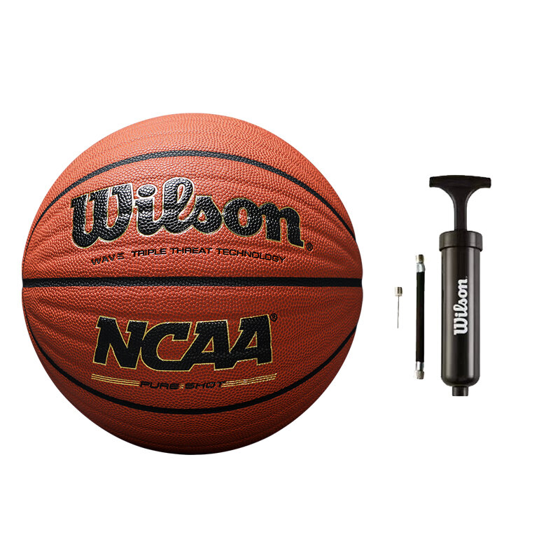 Баскетбольный мяч унисекс Wilson NCAA Collection WTB0640IB07CN, кирпично-красный, размер 7, тренировочный, версия CN