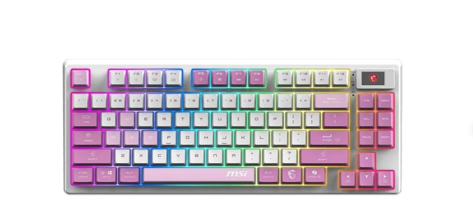 Клавиатура MSI FORGE GK600 TKL Wireless violet