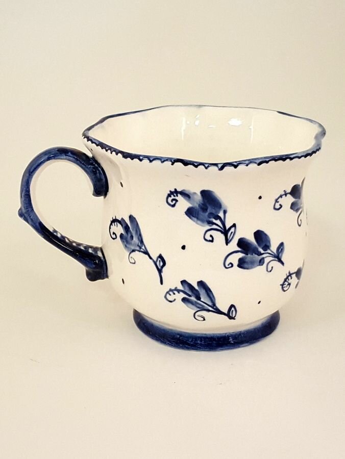 Чашка "Подсолнухи" (Майолика)-1, ручная работа