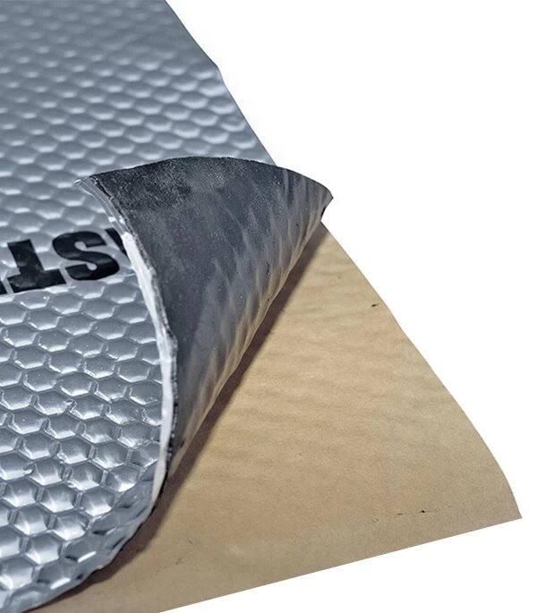 Мембрана виброшумоизоляционная StP Вибропласт Master 3х470х750 мм 1,76 кв. м самоклеящаяся StP 44005/523149