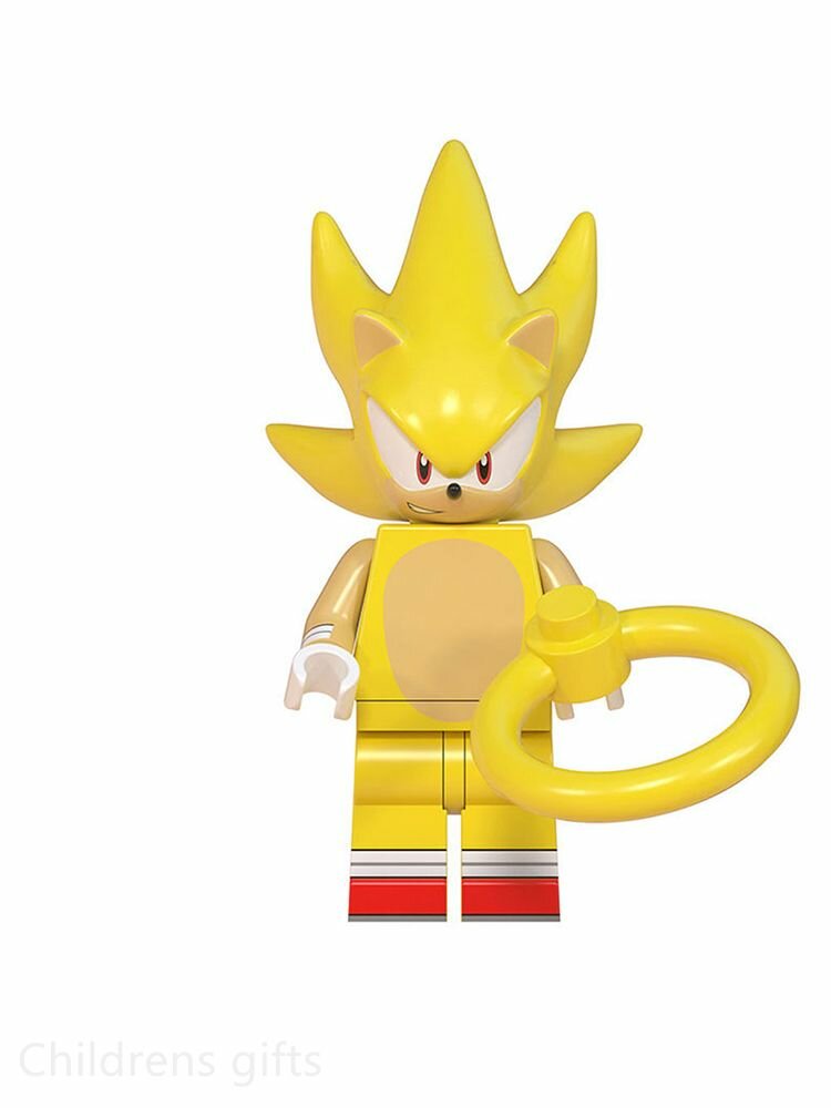 Сборка строительных блоков, минифигурок, игрушек серии Sonic, украшений ручной работы