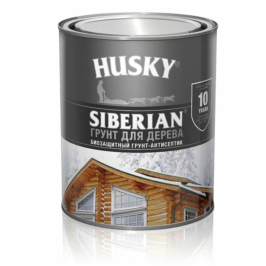 Пропитка для дерева HUSKY SIBERIAN бесцветный 0,9л