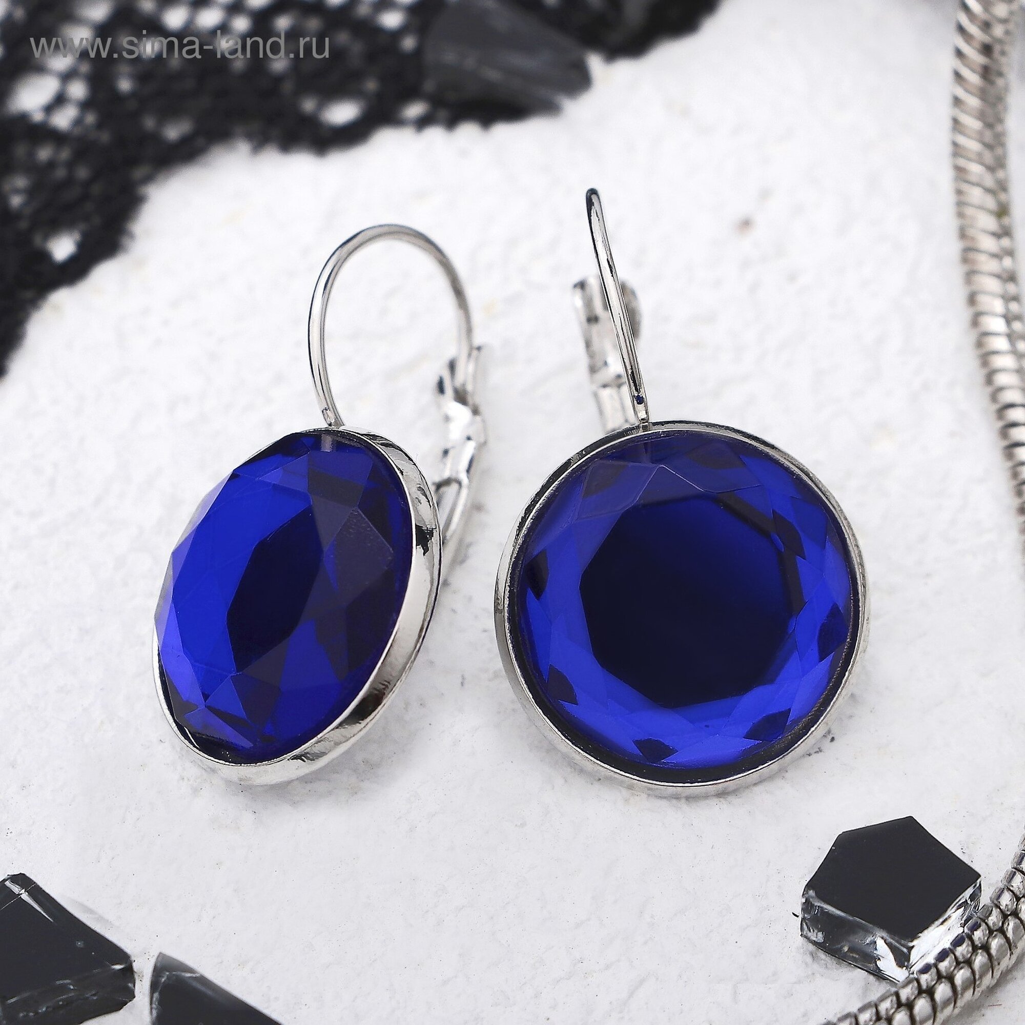Серьги, стекло