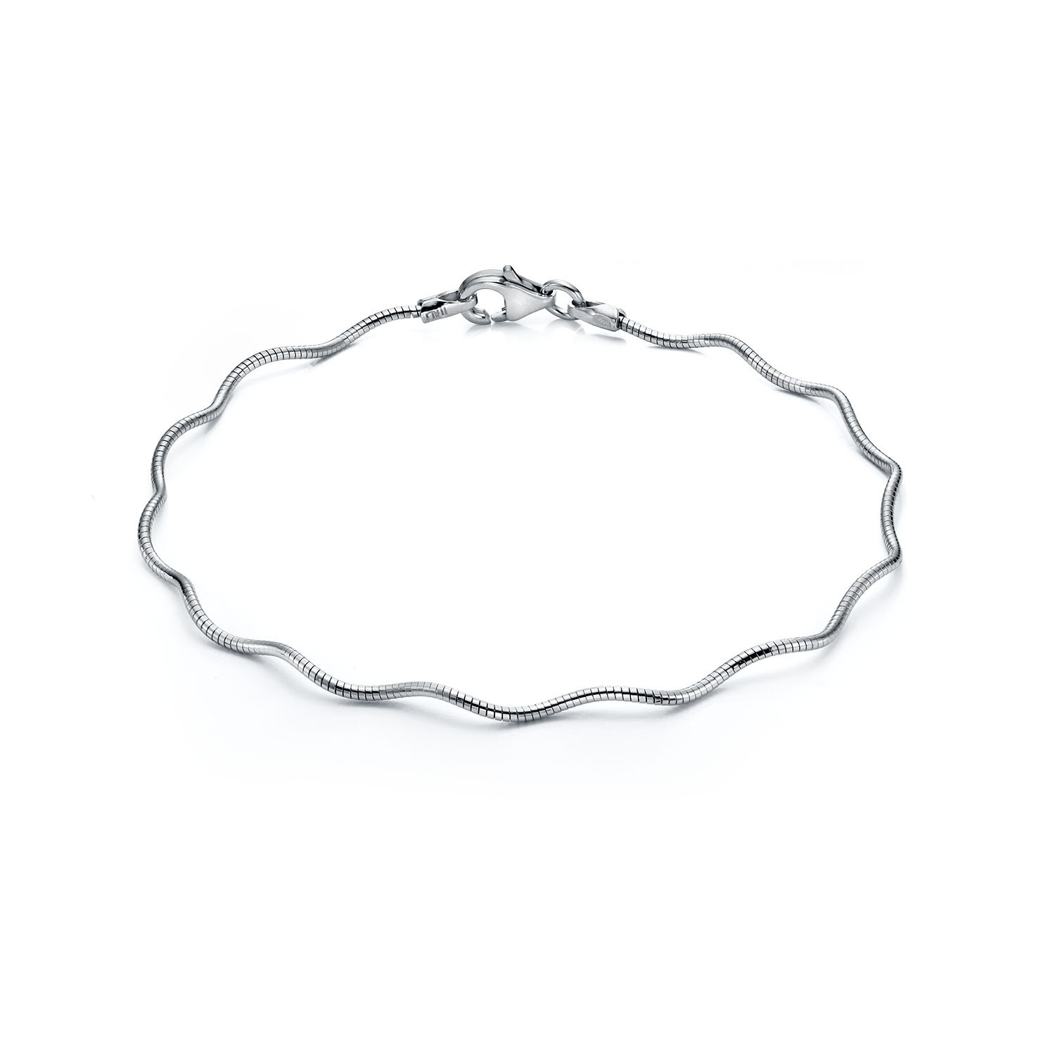 Браслет-цепочка, серебро, 925 проба, родирование