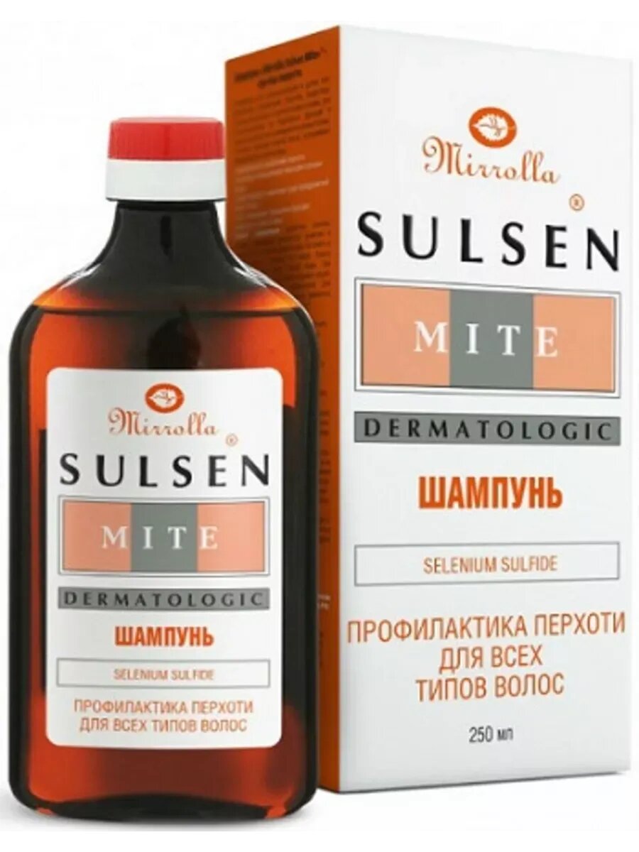 Мирролла Сульсен Мите, шампунь 1%, 250 мл