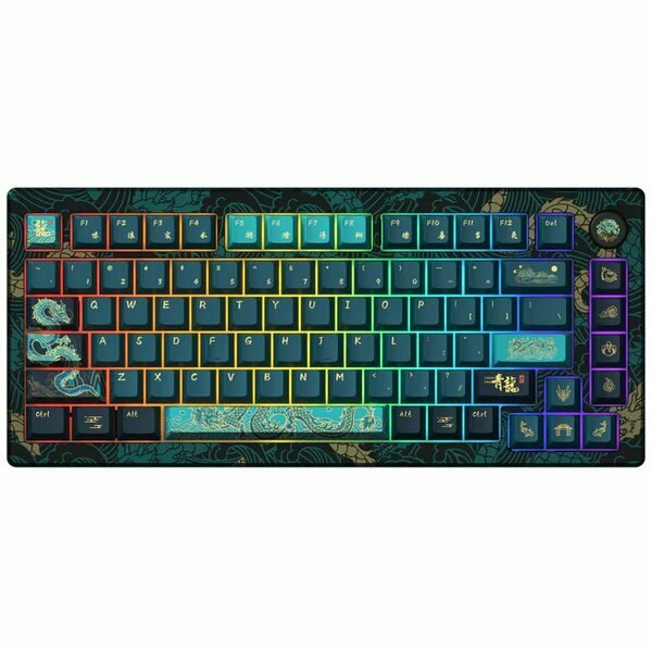 Akko MOD 007 V3 HE Year of Dragon 8K Astrolink Magnetic, зеленый, игровая проводная клавиатура