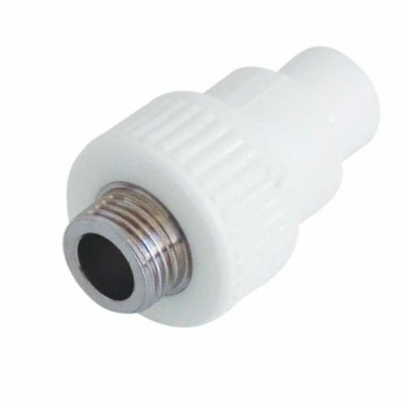 3222-nmo-250b00 Kalde 25x1/2 Муфта комбинированная наруж. резьба для полипропиленовых труб под сварку (цвет белый)