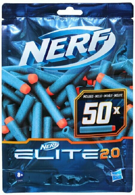 Стрелы для бластера 50 шт. NERF ELITE 2.0 REFILL 50 "Нёрф Элит 2.0" / E9484EU4