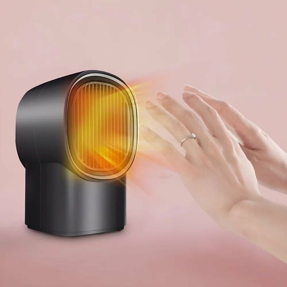 HIBIBUD Портативный аккумуляторный обогреватель для спальни и ванной, мини-обогреватель для дома и офиса.