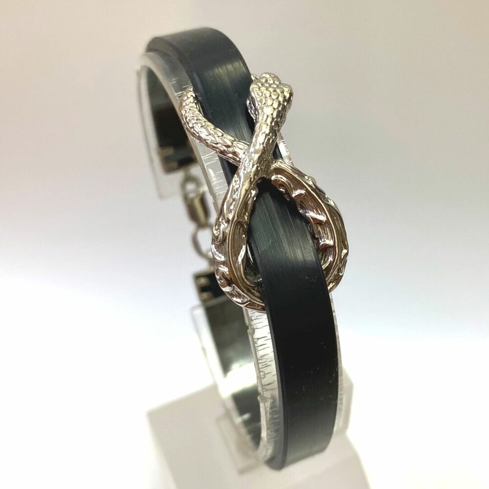 Браслет, серебро, 925 проба, родирование