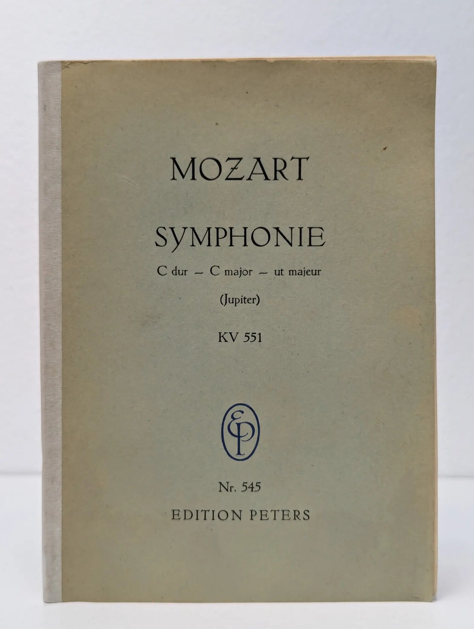 Symphonie C dur – C major – ut majeur (Jupiter) Моцарт Вольфганг Амадей 1999