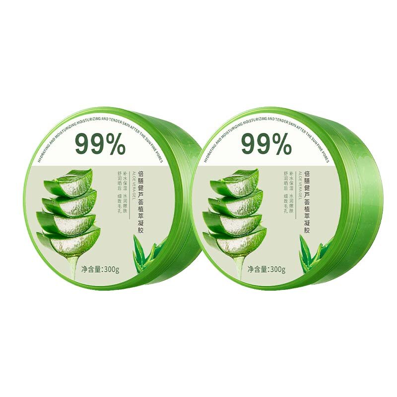 Гель-крем для лица унисекс BEISHANJIAN Aloe Vera Gel, 300 г, 2 шт.