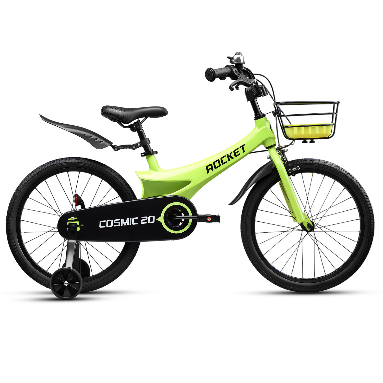 Велосипед 20" Rocket Cosmic, цвет салатовый, рост 120–135 см.