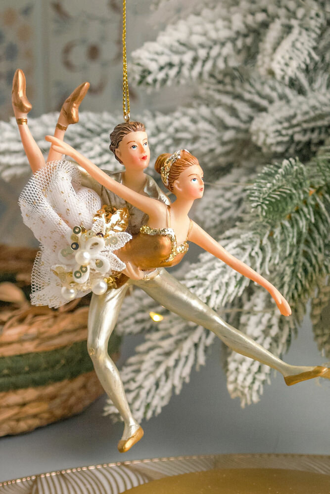 Ёлочная игрушка мания жизели, полистоун, текстиль, 15 см, Goodwill TR20573-2