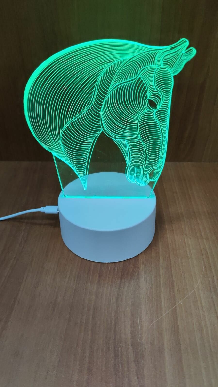 3D Светильник конь