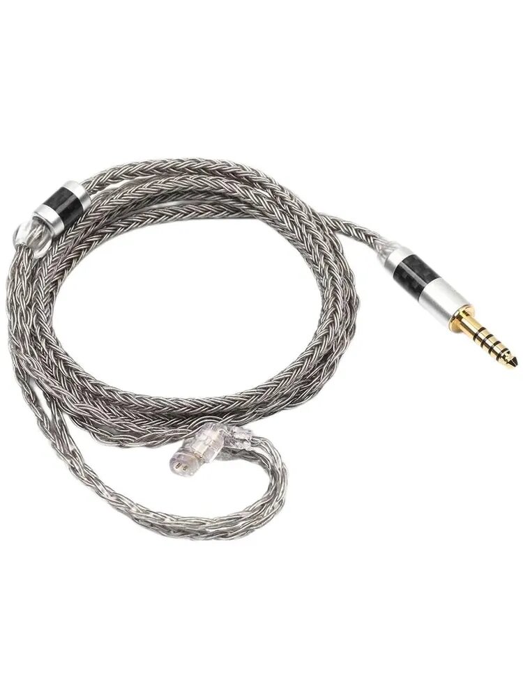 Tripowin Zonie 16-жильный аудиокабель SPC с серебряным покрытием Hi-Fi звук, для наушников(4.4 мм + QDC)