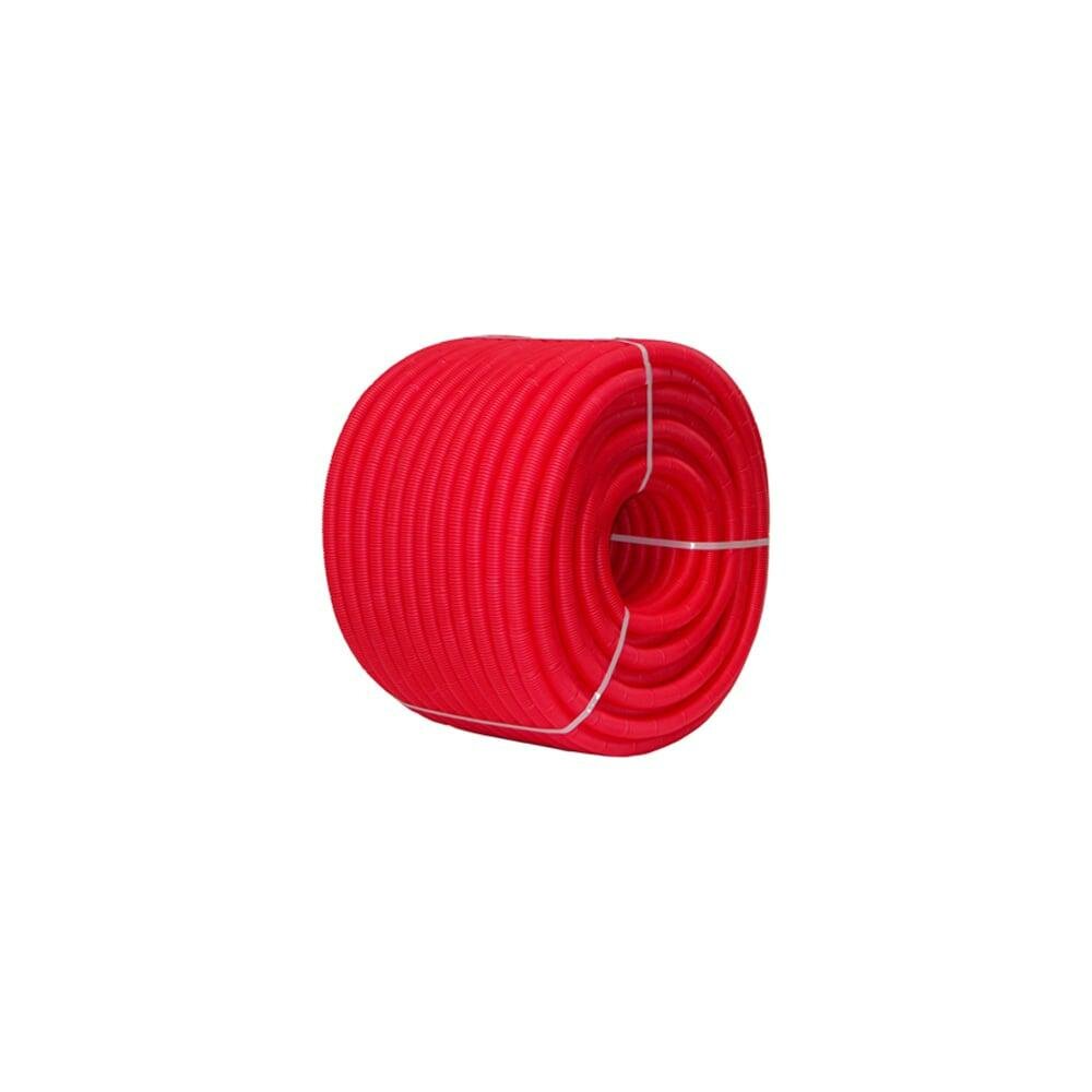 Гофра Uni-Fitt 20 мм, красная, для труб 14 мм, 100 м 583R2010