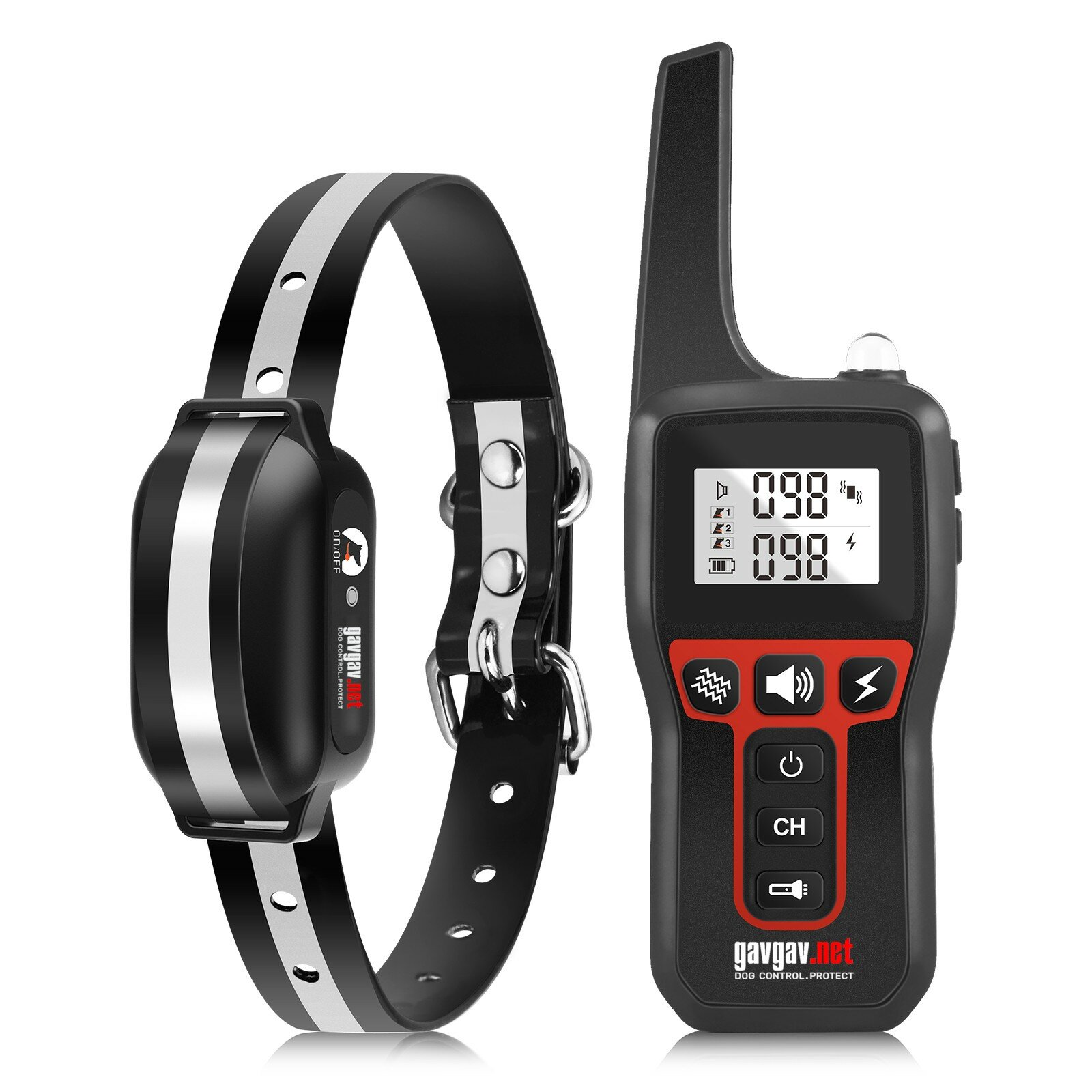 Электронный ошейник для дрессировки собак + антилай PD529A