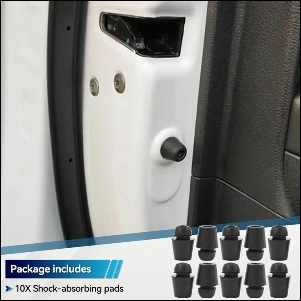 10 амортизаторов на дверной бампер автомобиля, резиновая противоударная накладка для Kia Sportage Rio 4 5 Ceed Jd K5 Cerato Ford Focus 2 3 Mondeo-DKD-CJ0822