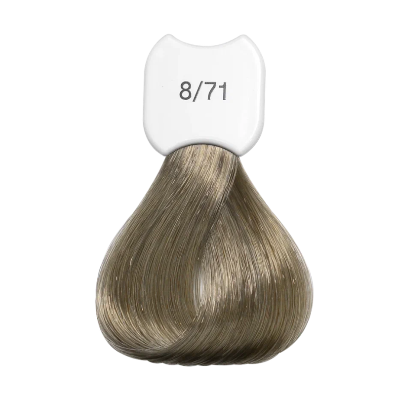 Kydra Le Salon Стойкая крем-краска для волос Kydra Creme KC00871, 8/71, Light Chesnut Ash Blonde, 60 мл, Каштановые/Махагоновые/Красные/Рубиновые оттенки