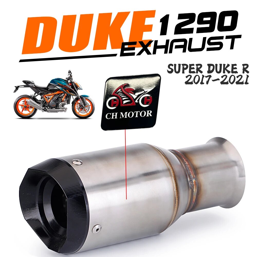 Выхлопная Труба (средняя Секция) CH MOTOR Для Мотоцикла KTM 1290 Superduke R 2017-2021, Глушитель, Аксессуар Для Тюнинга