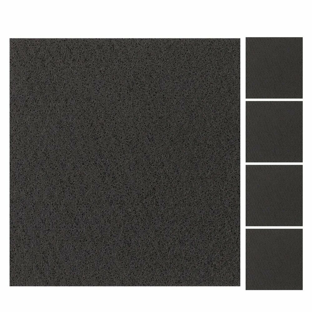 Набор из 5 высокочистых углеродных фетровых листов с углеродным волокном, термостойких, для вакуумных печей