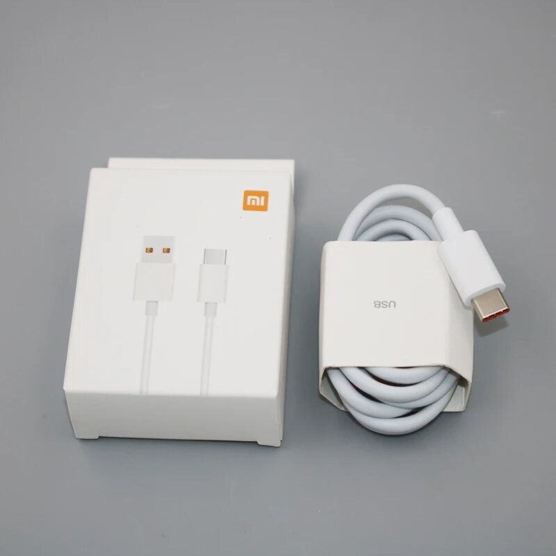 Кабель зарядный Для Xiaomi 6A, быстрая зарядка с разъемом типа C, 67 Вт, 33 Вт, для Mi 12, with box