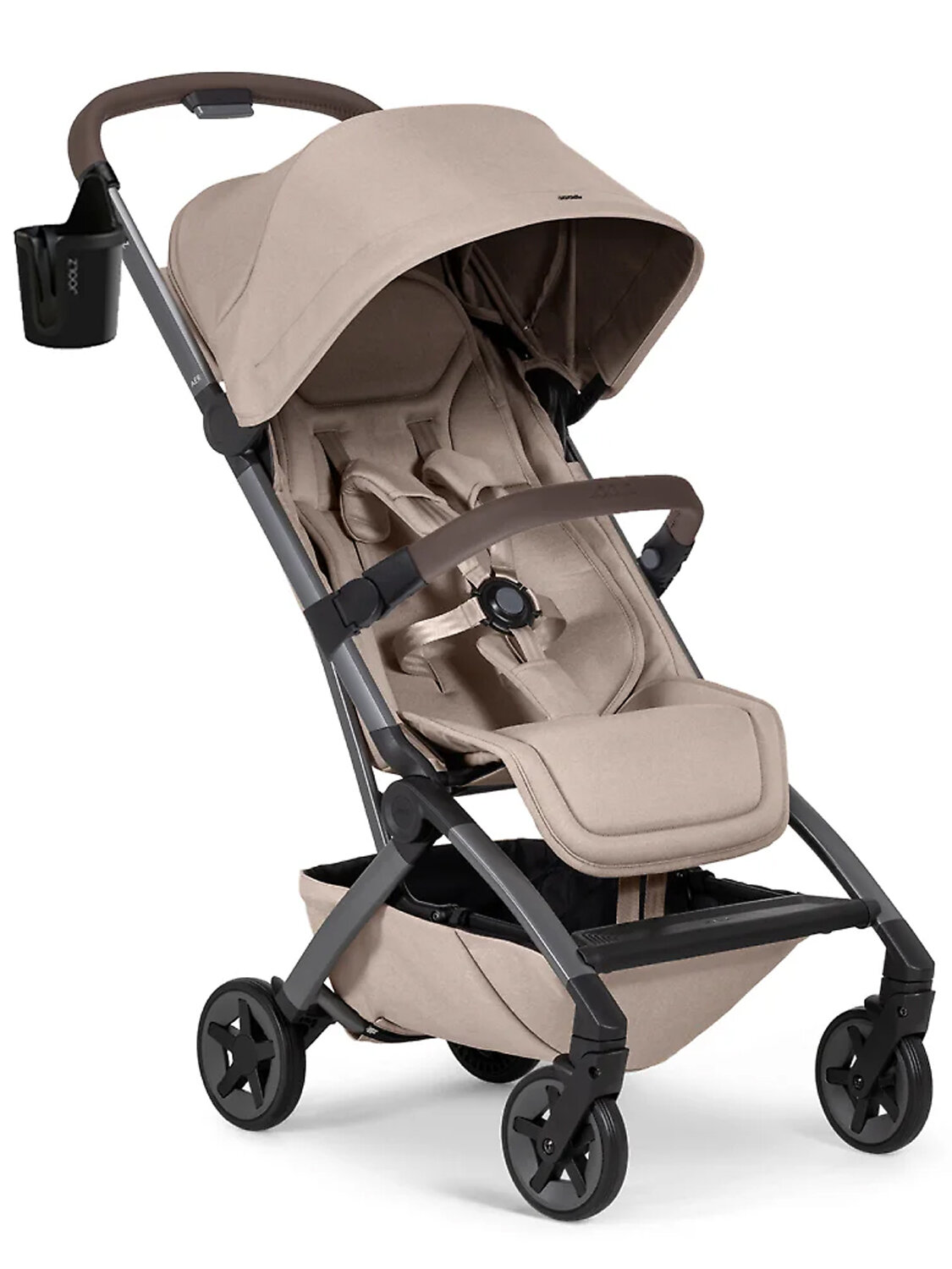 Коляска прогулочная Joolz AER2 SE Sandy Taupe с бампером и подстаканником 320442