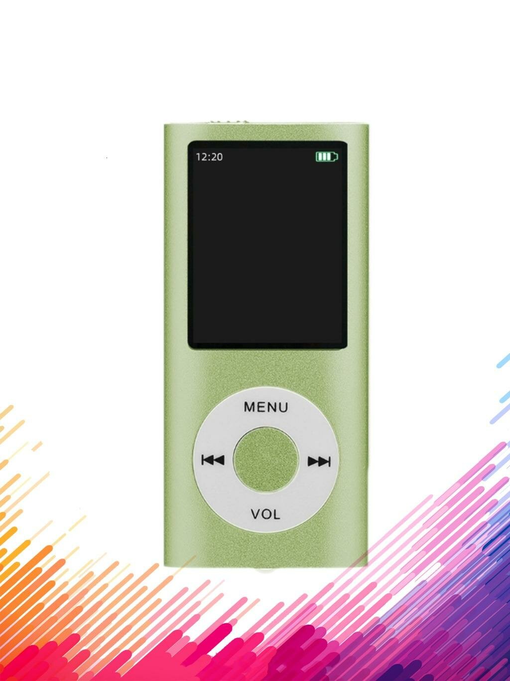 MP3-плеер 1,8 дюйма с радио, Зеленый