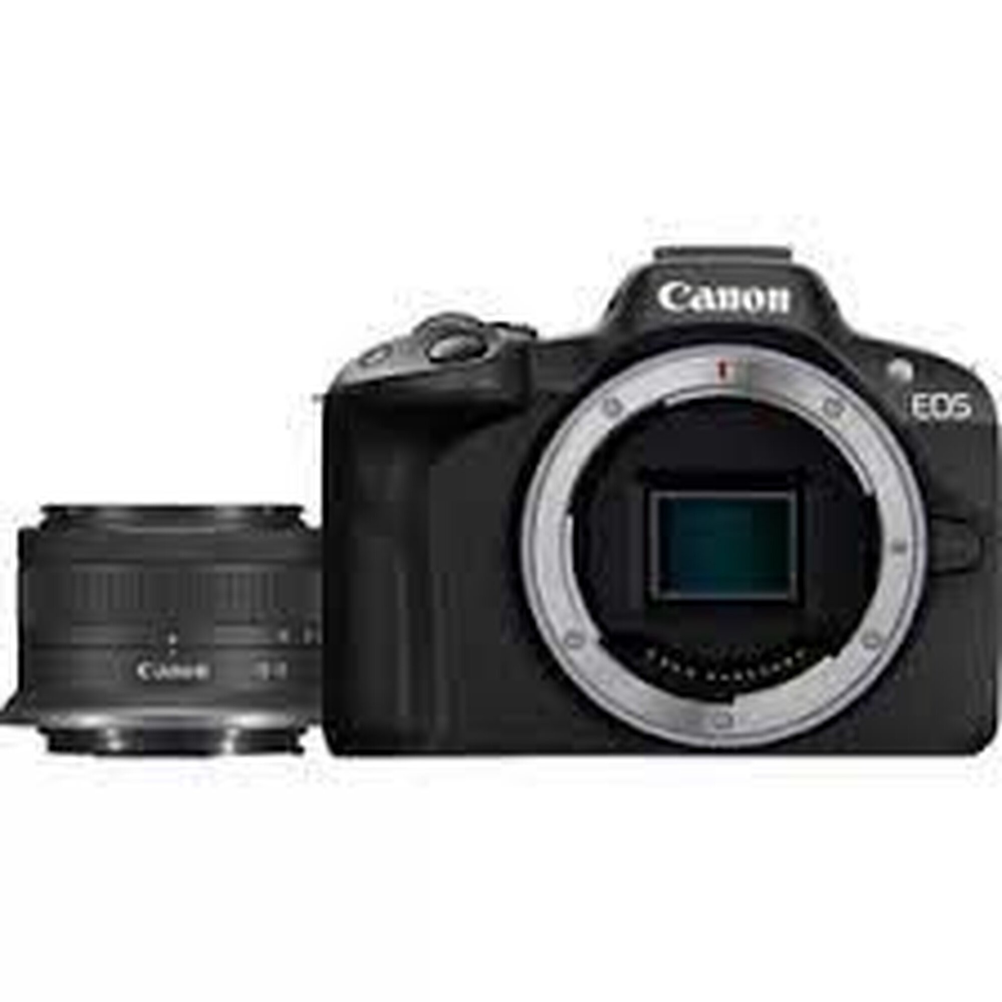 Фотоаппарат Canon EOS R50, с объективом RF-S 18-45mm, сенсорный экран, черный
