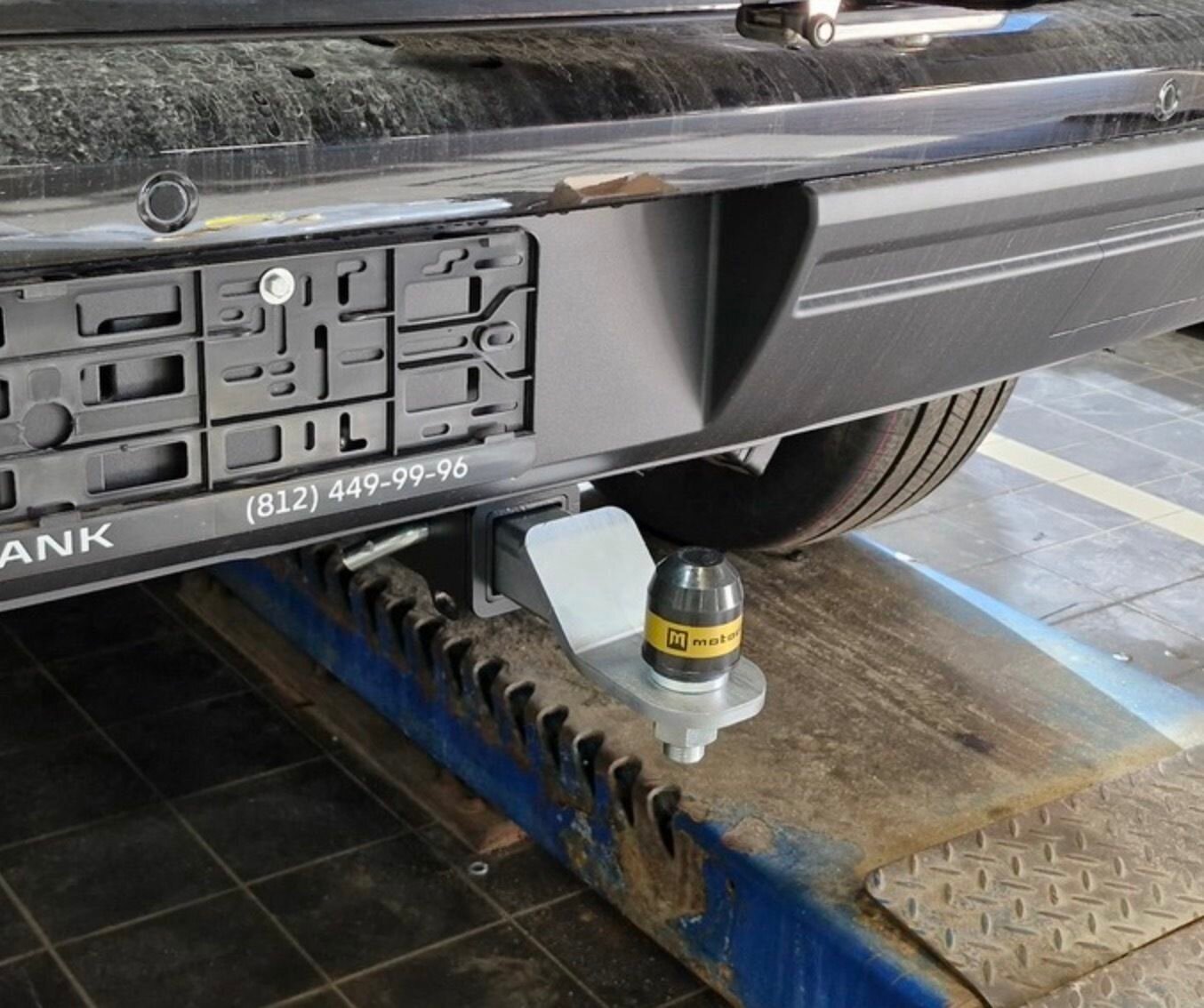 Фаркоп с эл-кой Smart для Tank 700 2024 - (оцинк. Шар)(паспорт и сертификат в комплекте) 93122-E. Motodor